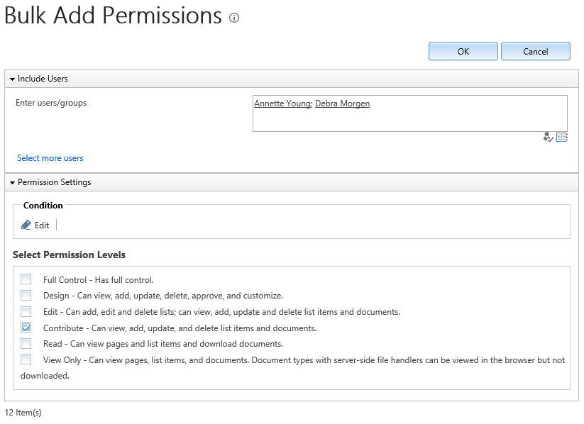 Sharepoint Item Permission Batch Manage Items Permissions In Bulk